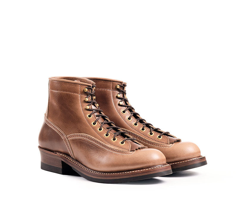DONKEY PUNCHER BOOTS / HORWEEN LEATHER CXL NATURAL – John Lofgren Bootmaker