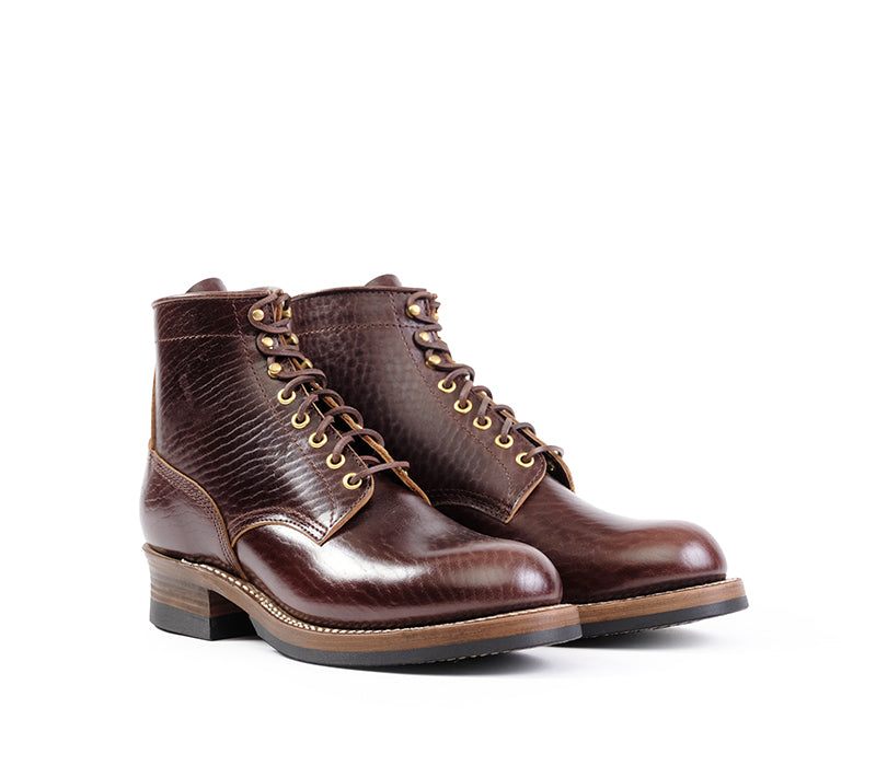 STEEL GANG BOOTS / SHINKI HIKAKU HORSEBUTT DARK BROWN – John Lofgren ...